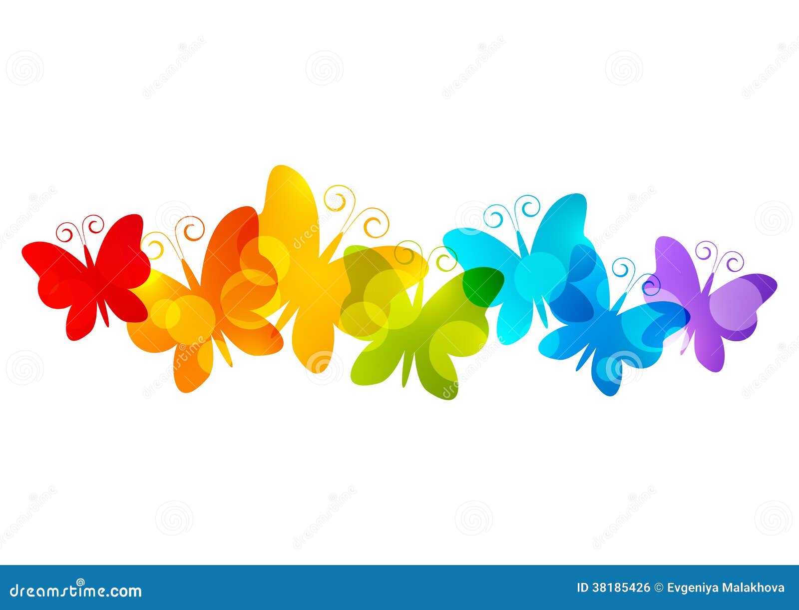 Butterfly Border Clipart Landscape