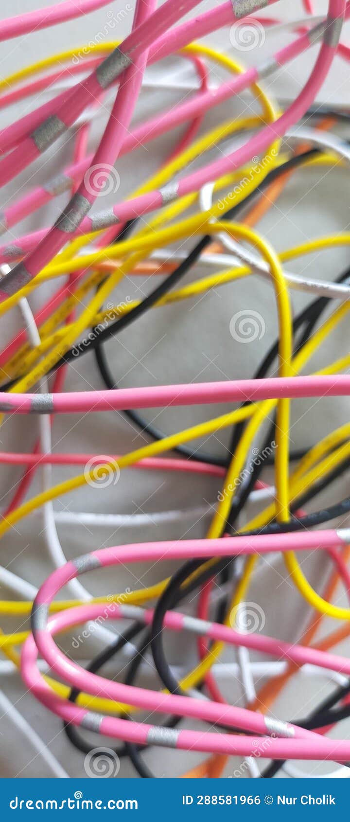 Rainbow cable wallpaper stock photo. Image of font, design - 288581966