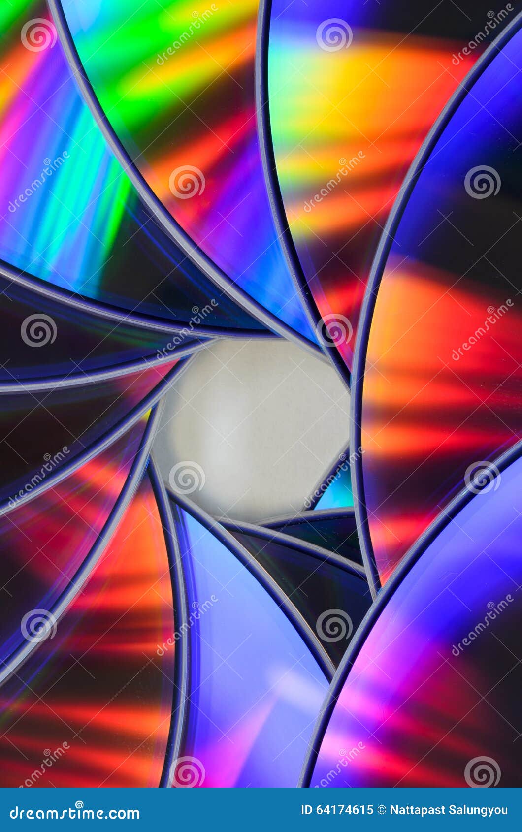Rainbow cd dvd bluray stock image. Image of glossy, colorful - 64174615