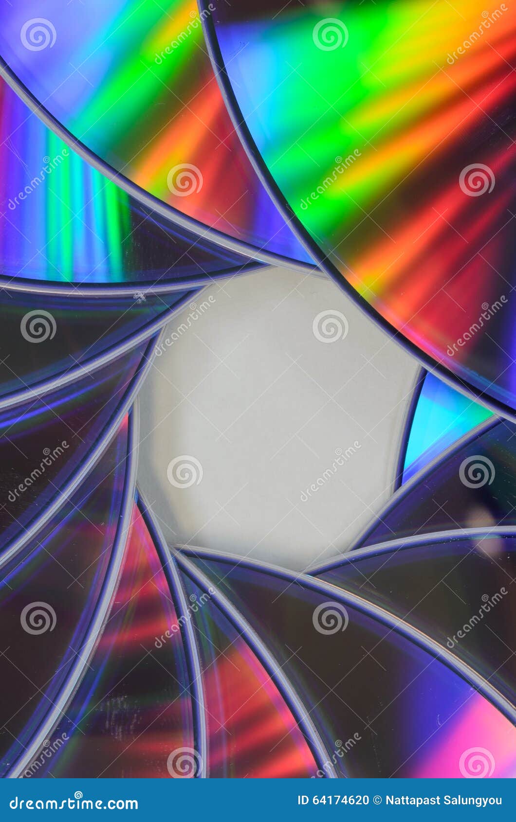 Rainbow cd dvd bluray stock photo. Image of bright, abstract - 64174620