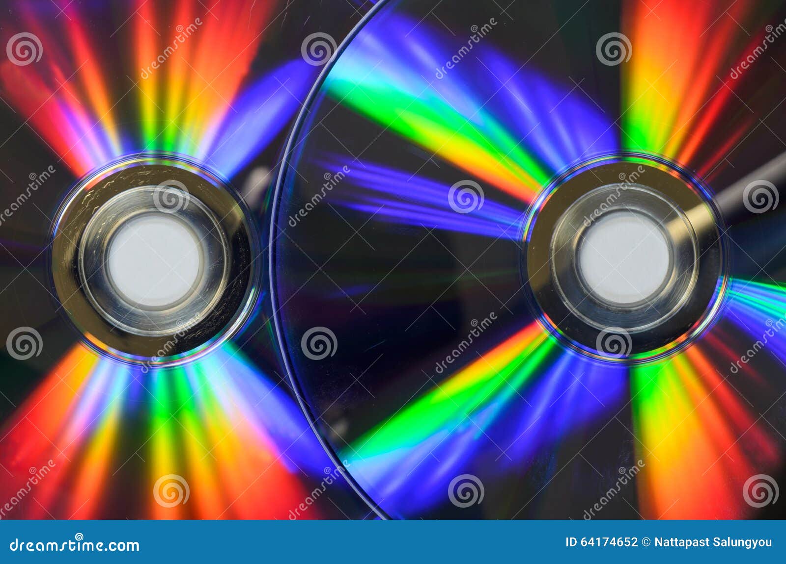Rainbow cd dvd bluray stock photo. Image of bluray, beautifully - 64174652