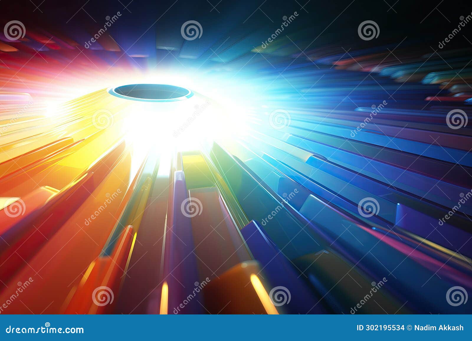 Rainbow CD Reflection Music Background Stock Illustration ...