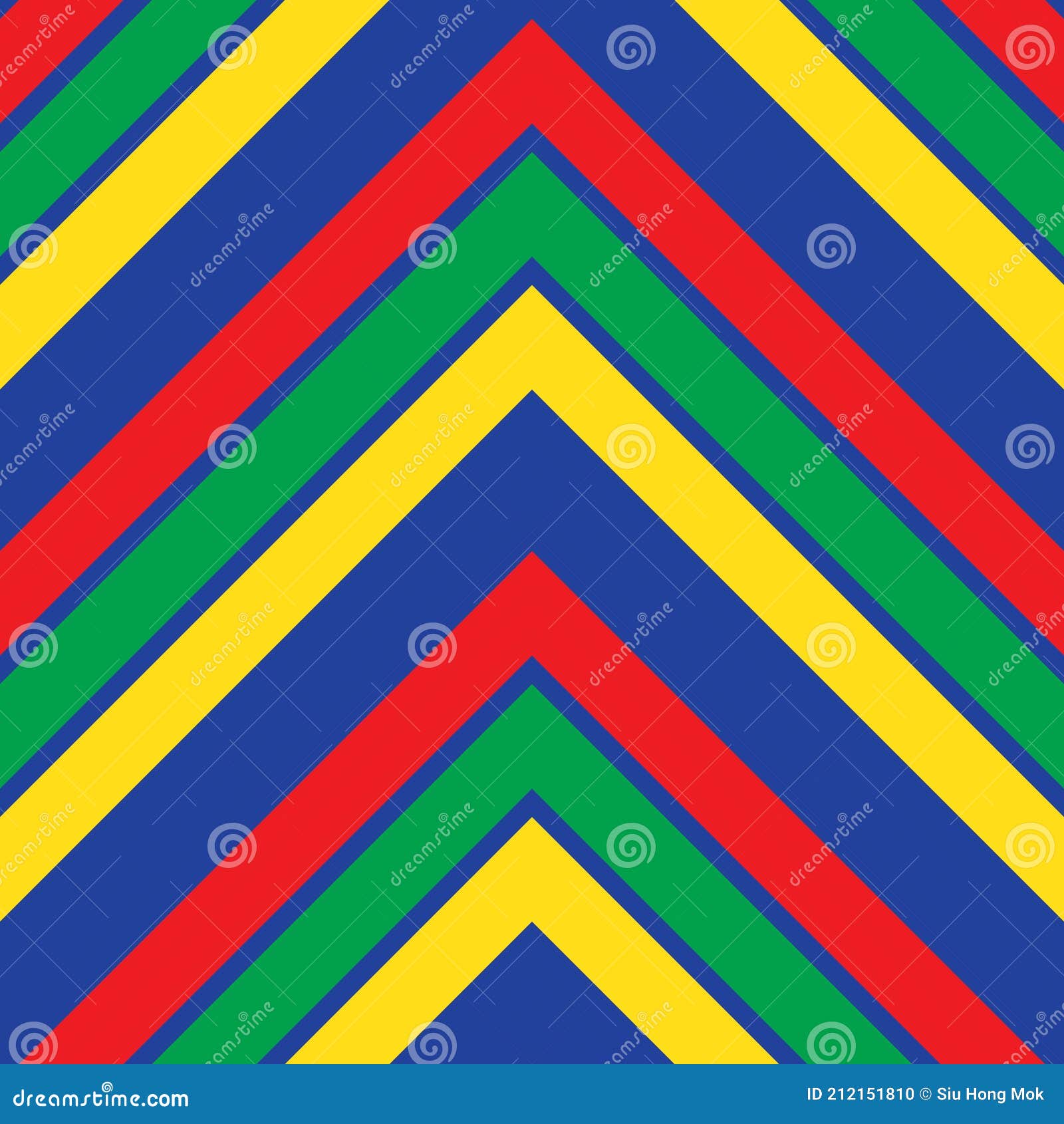 Rainbow Chevron Diagonal Stripes Seamless Pattern Background Stock ...