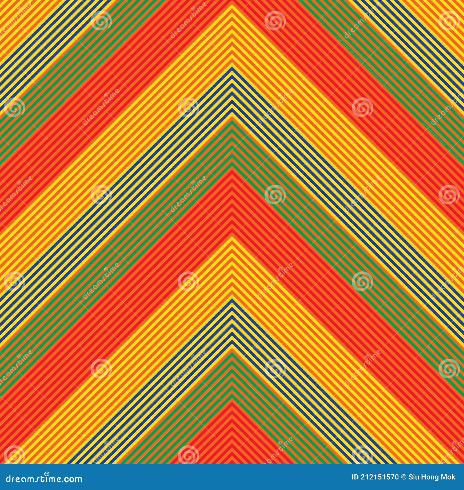 Rainbow Chevron Diagonal Stripes Seamless Pattern Background Stock ...