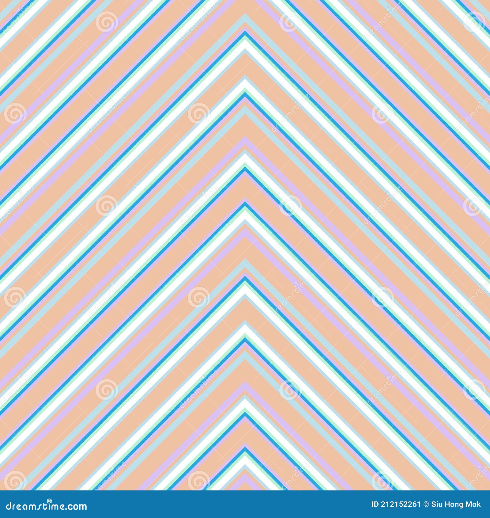 Rainbow Chevron Diagonal Stripes Seamless Pattern Background Stock ...