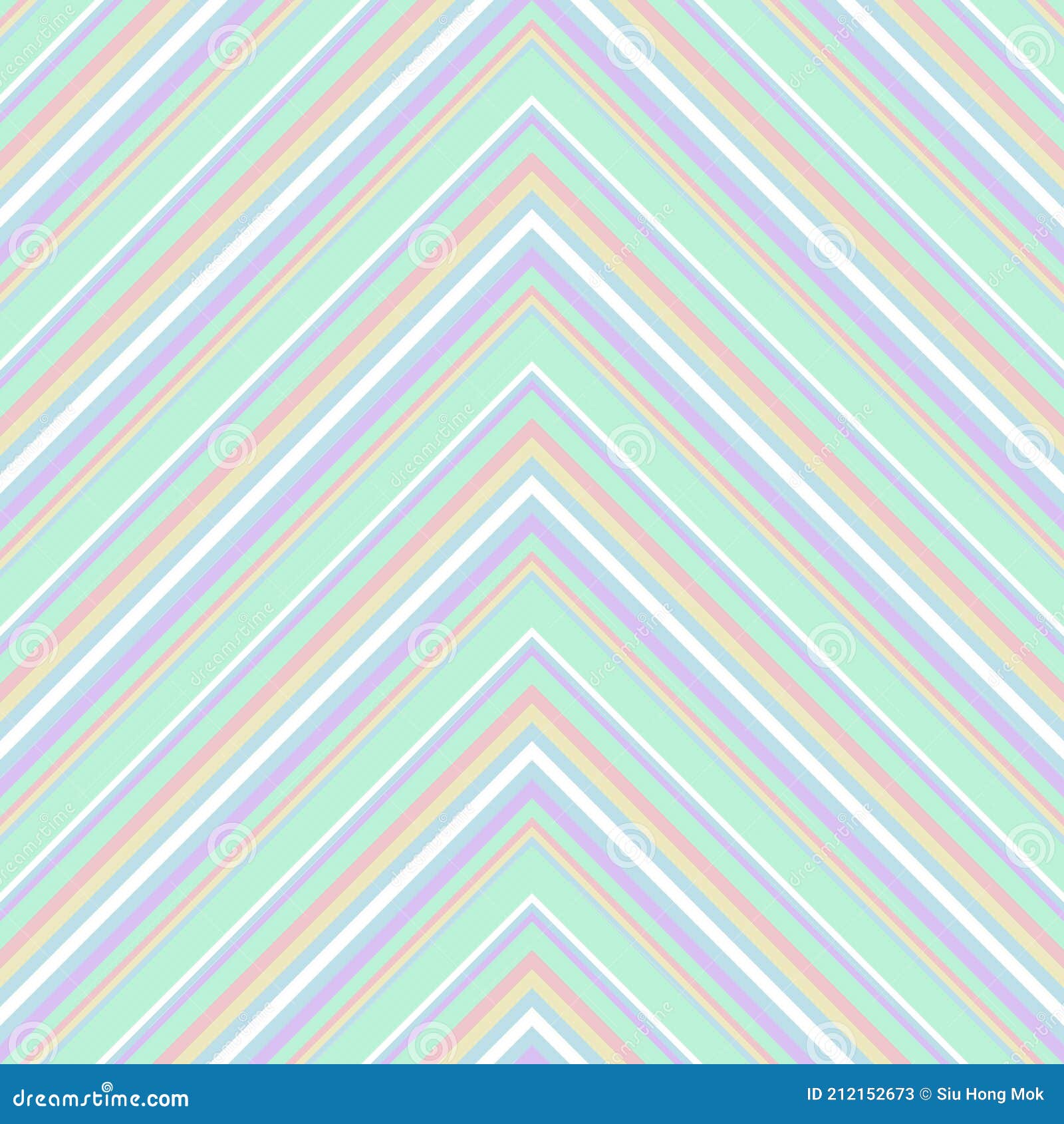 Rainbow Chevron Diagonal Stripes Seamless Pattern Background Stock ...