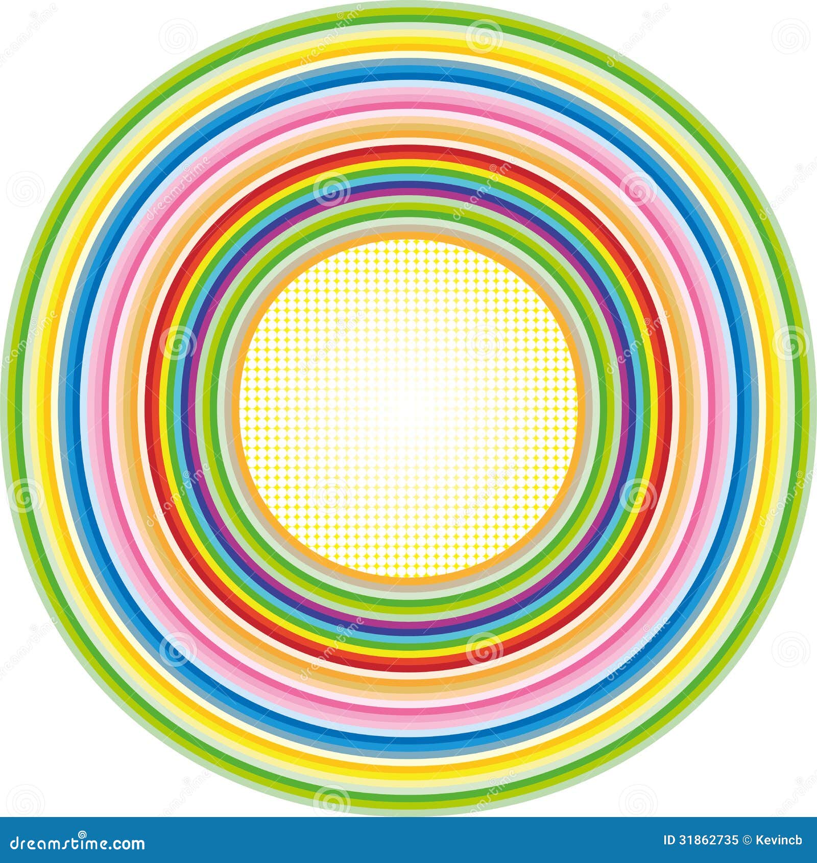 Rainbow circle stock vector. Illustration of black, light - 31862735