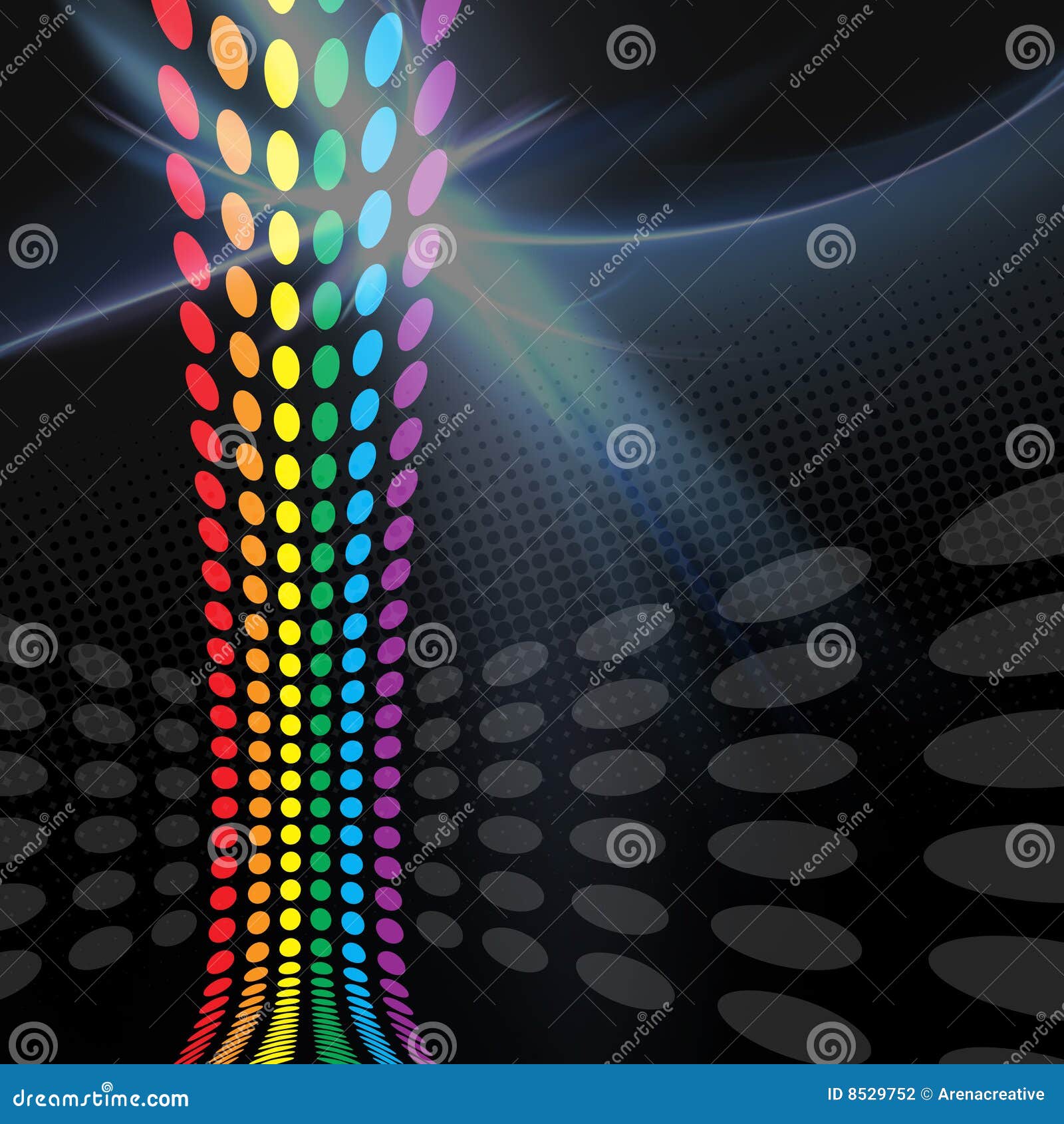 Rainbow Circles Layout stock illustration. Illustration of copy - 8529752