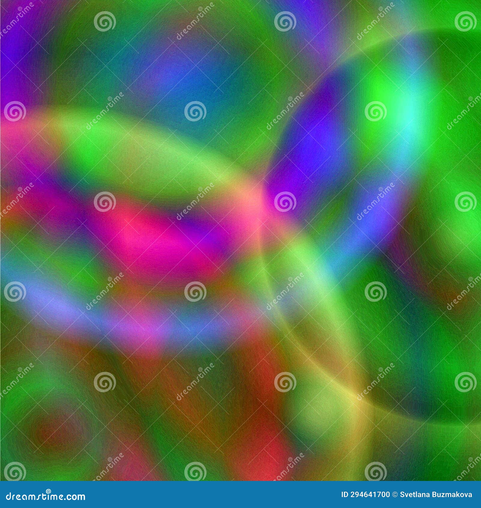 Rainbow Circles Spread Out on a Bright Background. Abstract Rainbow ...