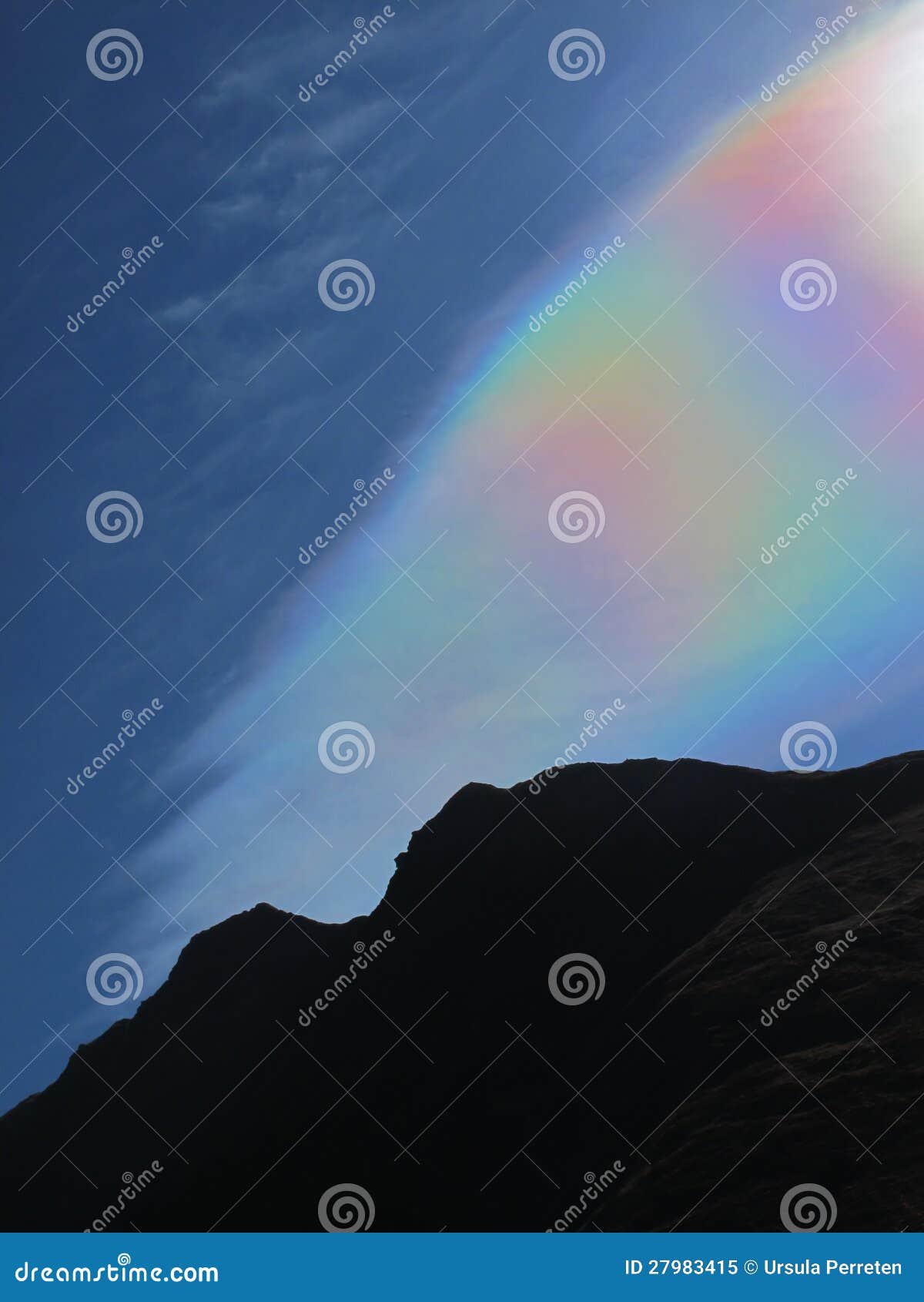 Rainbow Cloud stock image. Image of annapurna, phenomenon - 27983415