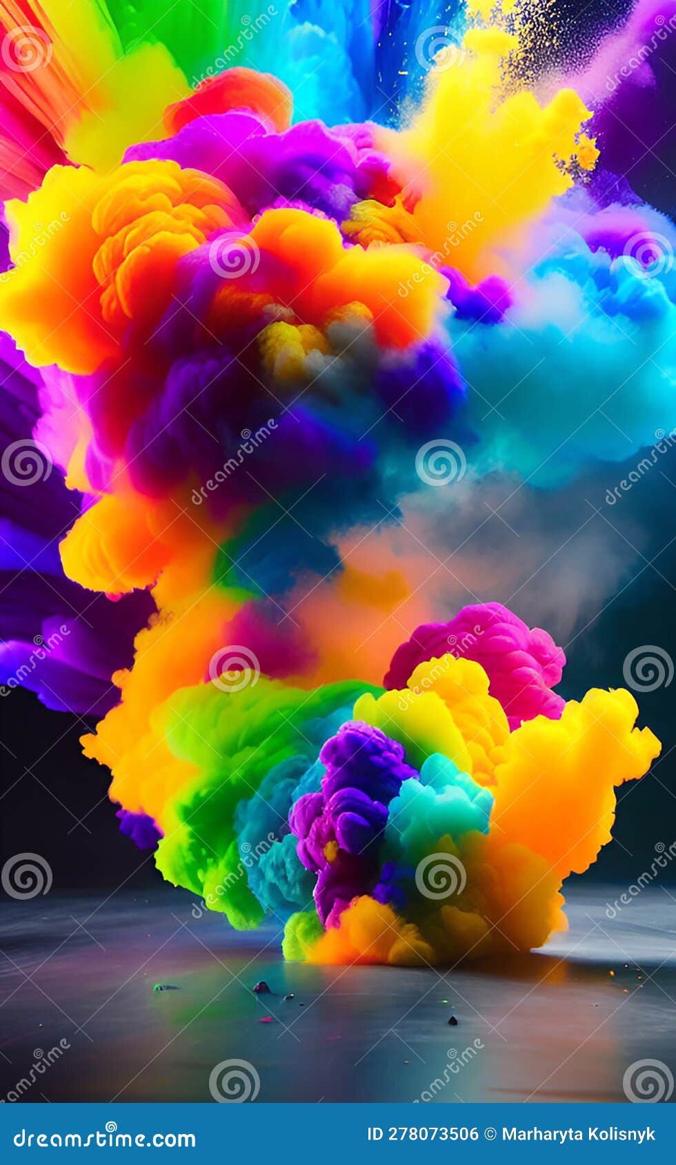 Rainbow Color Abstract Background 1 Stock Illustration - Illustration ...