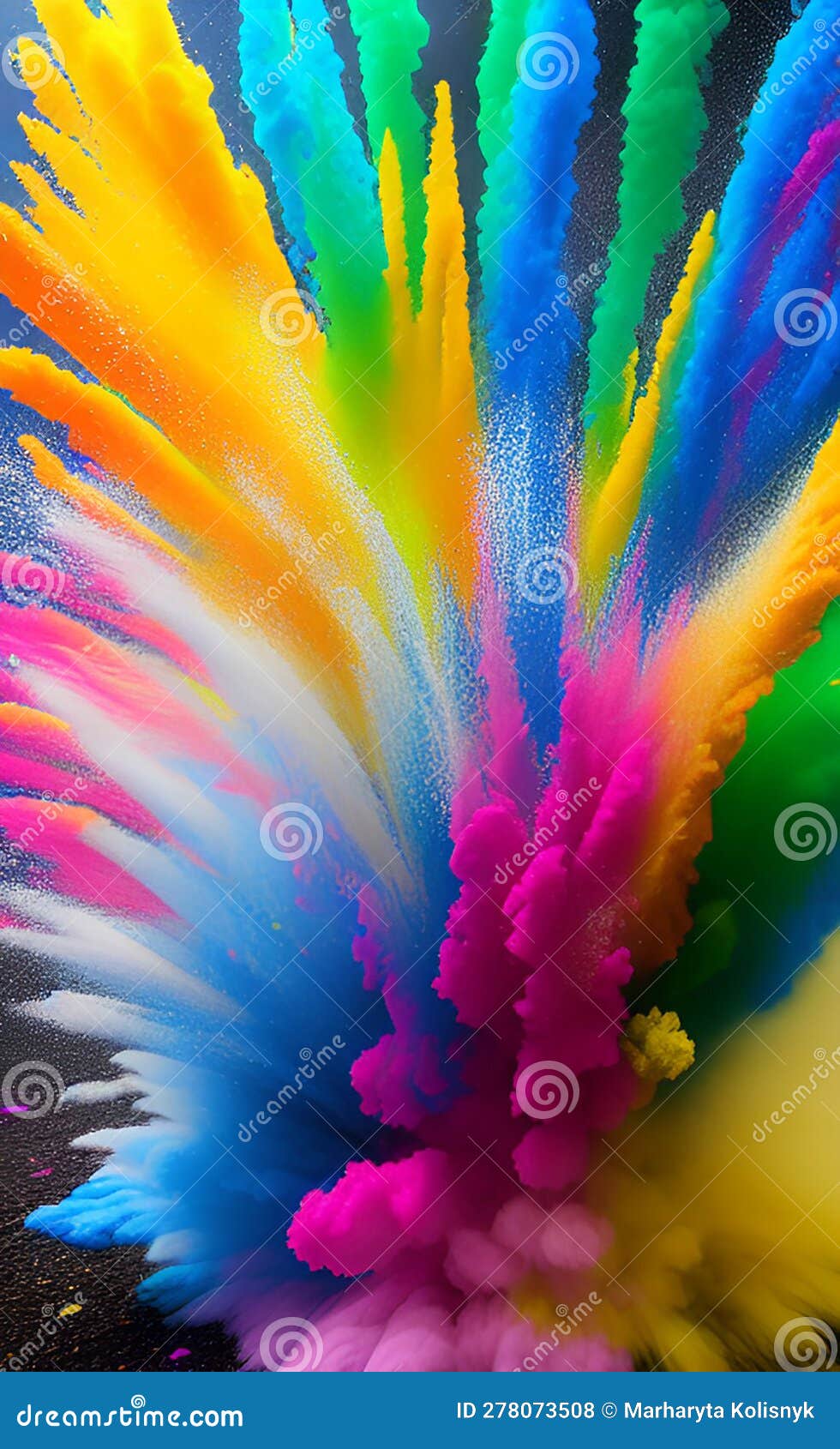 Rainbow Color Abstract Background 3 Stock Illustration - Illustration ...