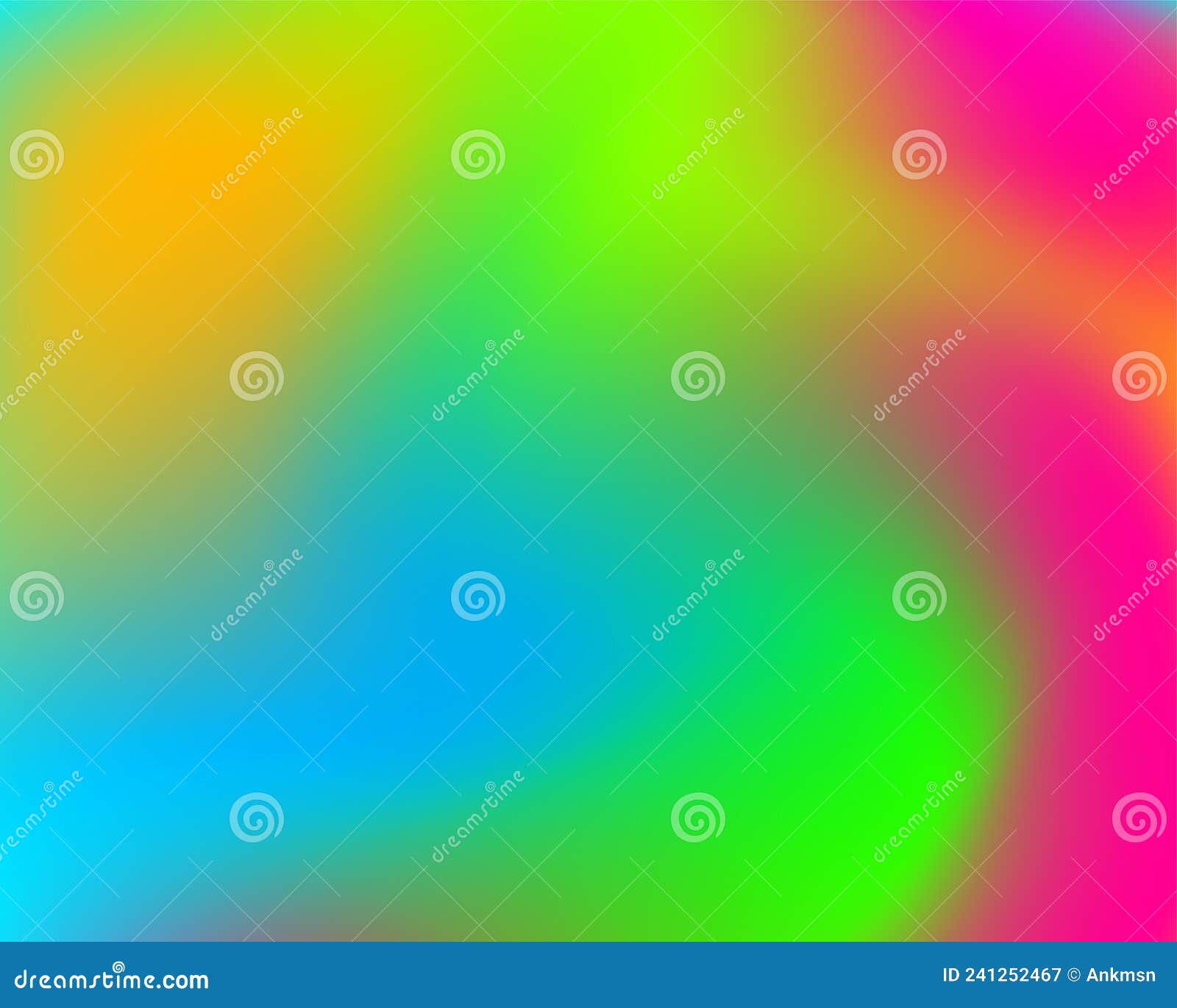 Rainbow Color Abstract Vector Background. Smooth Gradient Bright ...