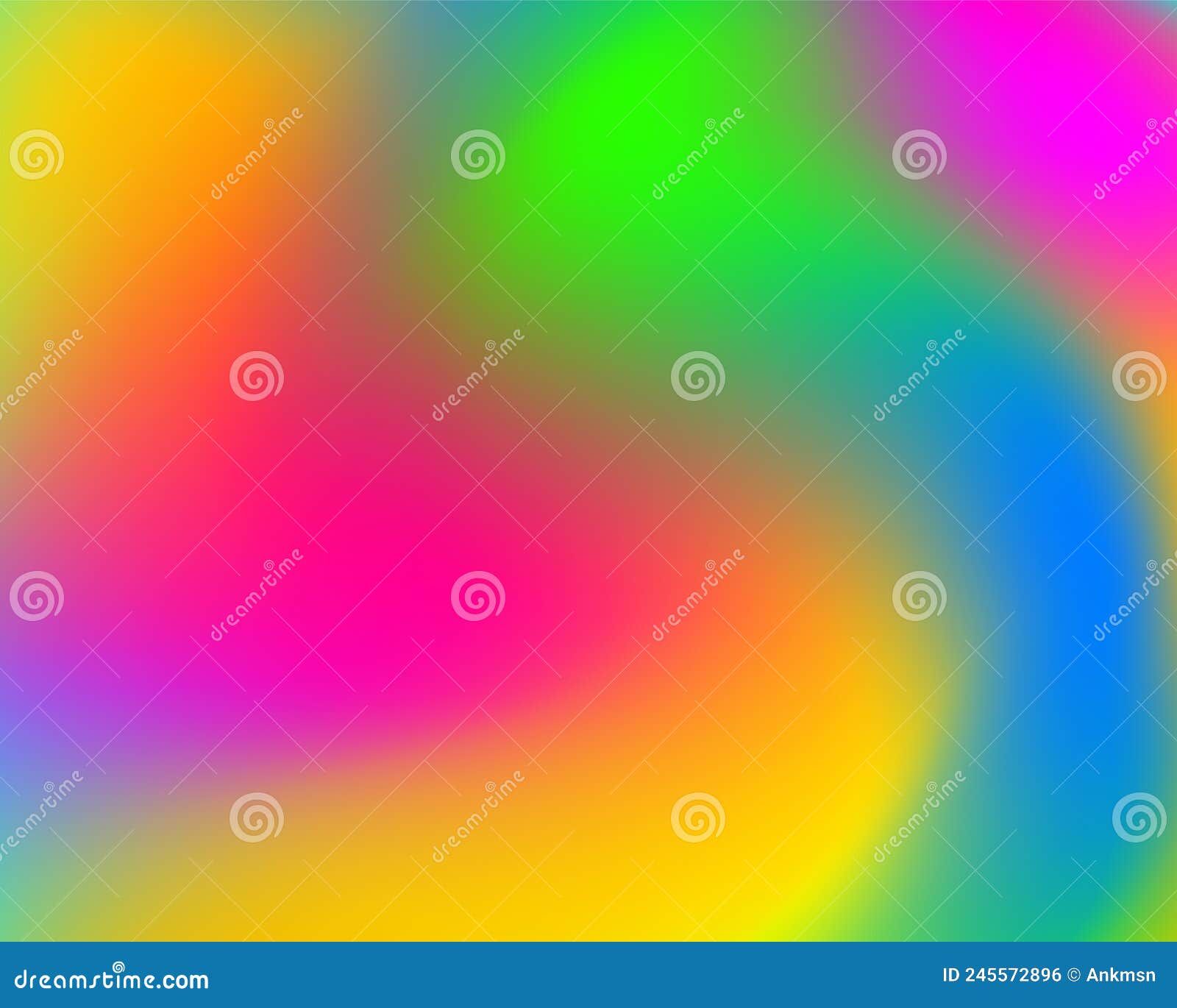 Rainbow Color Abstract Vector Background. Smooth Gradient Bright ...