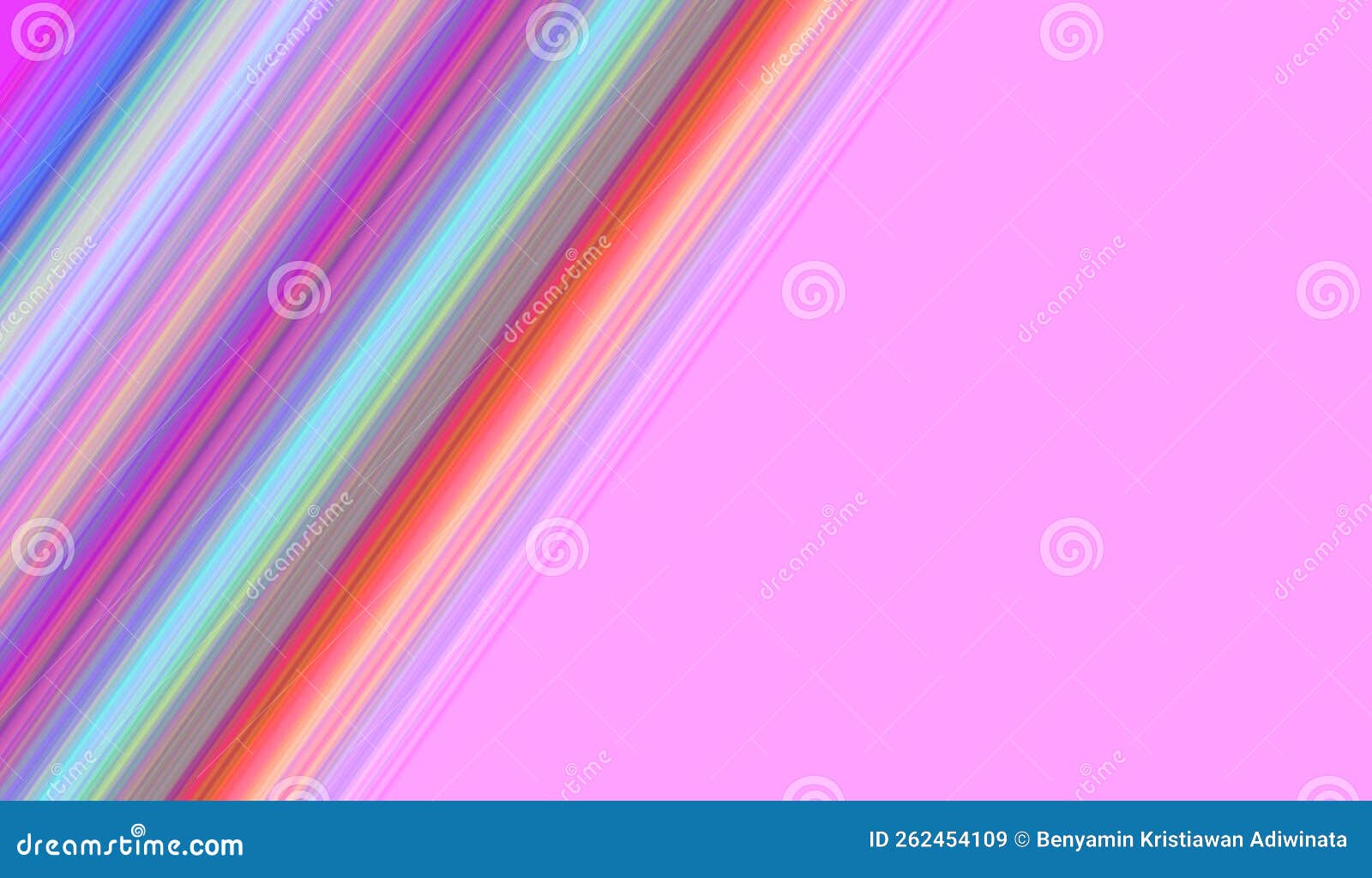 Rainbow Color 3D Stripes Effect Abstract Background Stock Illustration ...