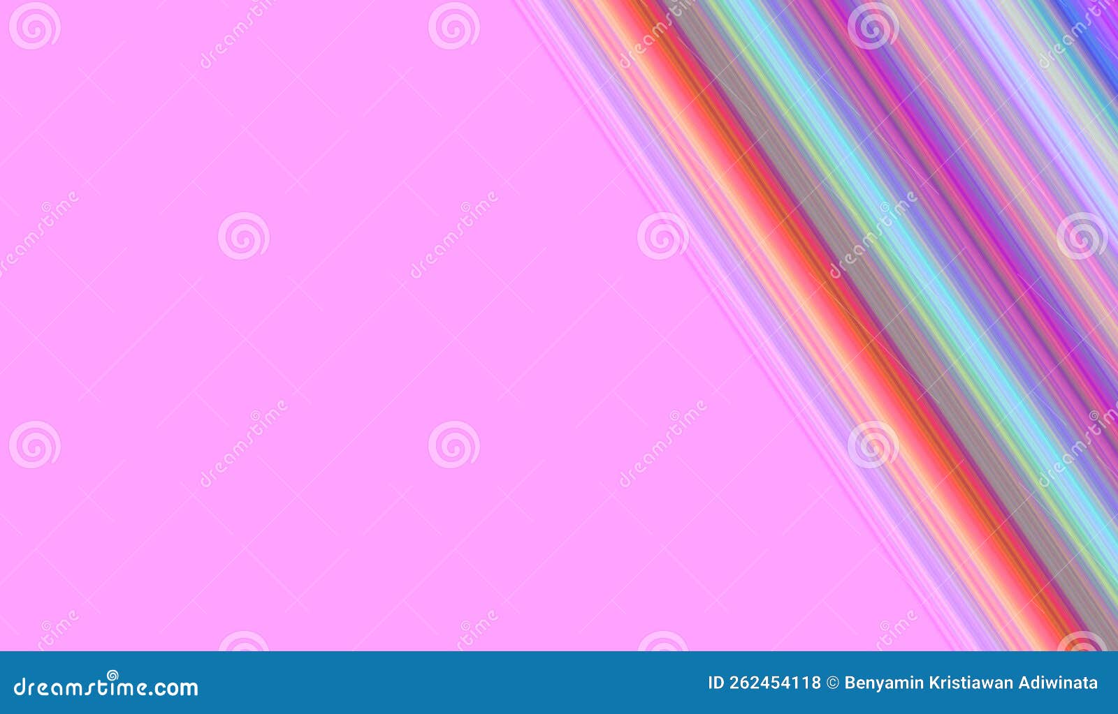 Rainbow Color 3D Stripes Effect Abstract Background Stock Illustration ...