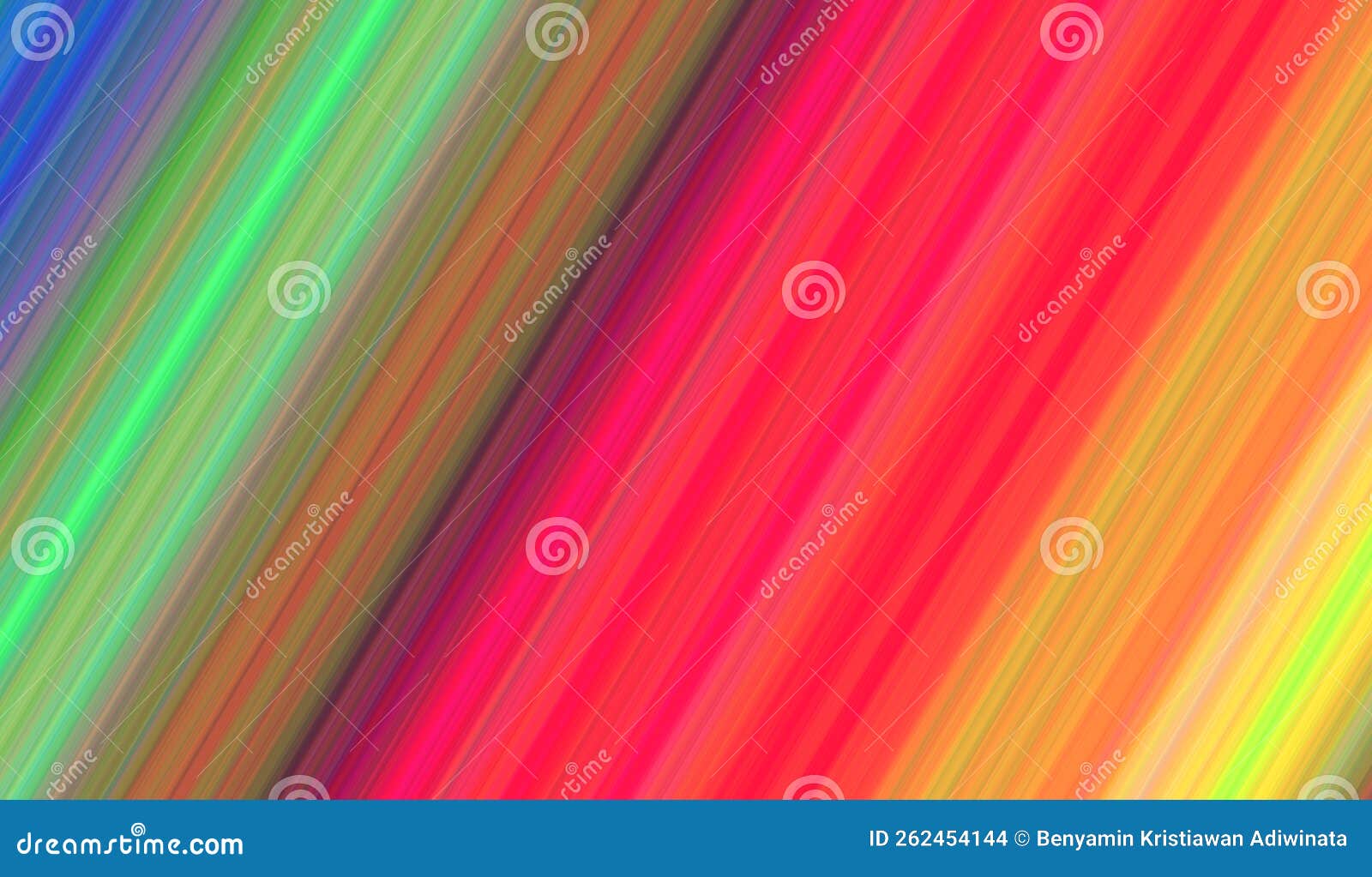 Rainbow Color 3D Stripes Effect Abstract Background Stock Illustration ...