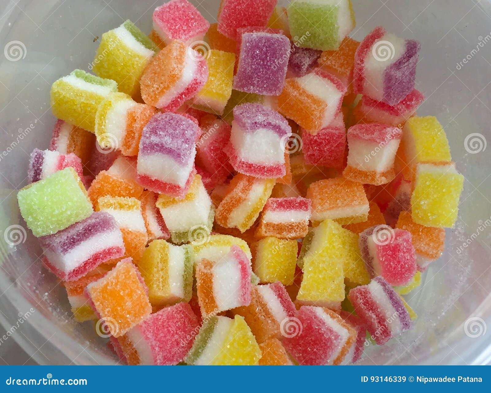 Rainbow color jelly stock image. Image of delicious, plastic - 93146339