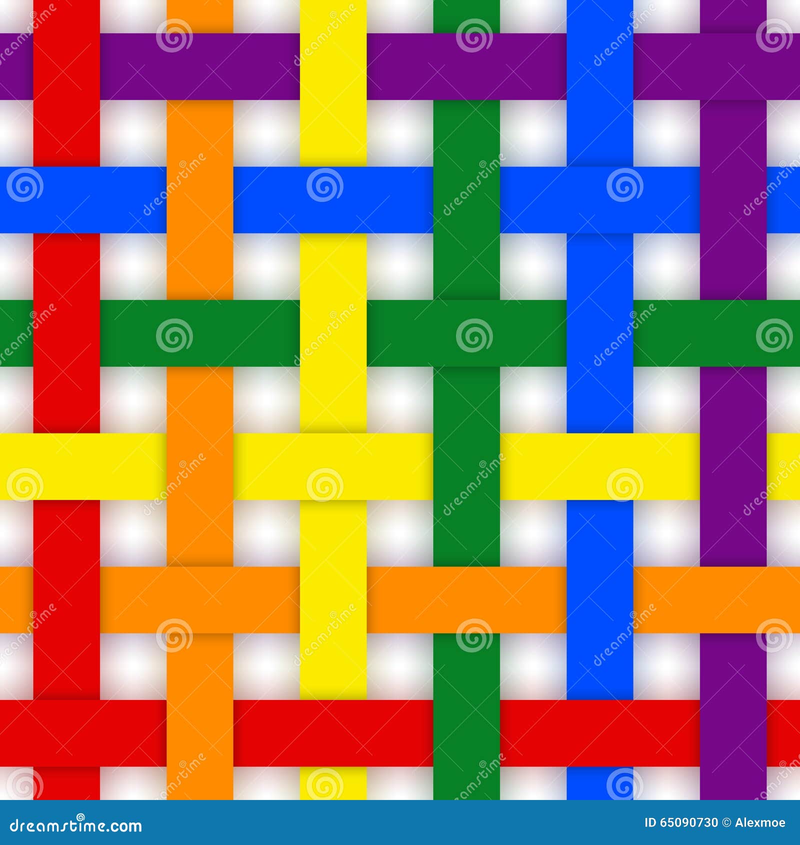 Rainbow color mat. stock vector. Illustration of merriment - 65090730