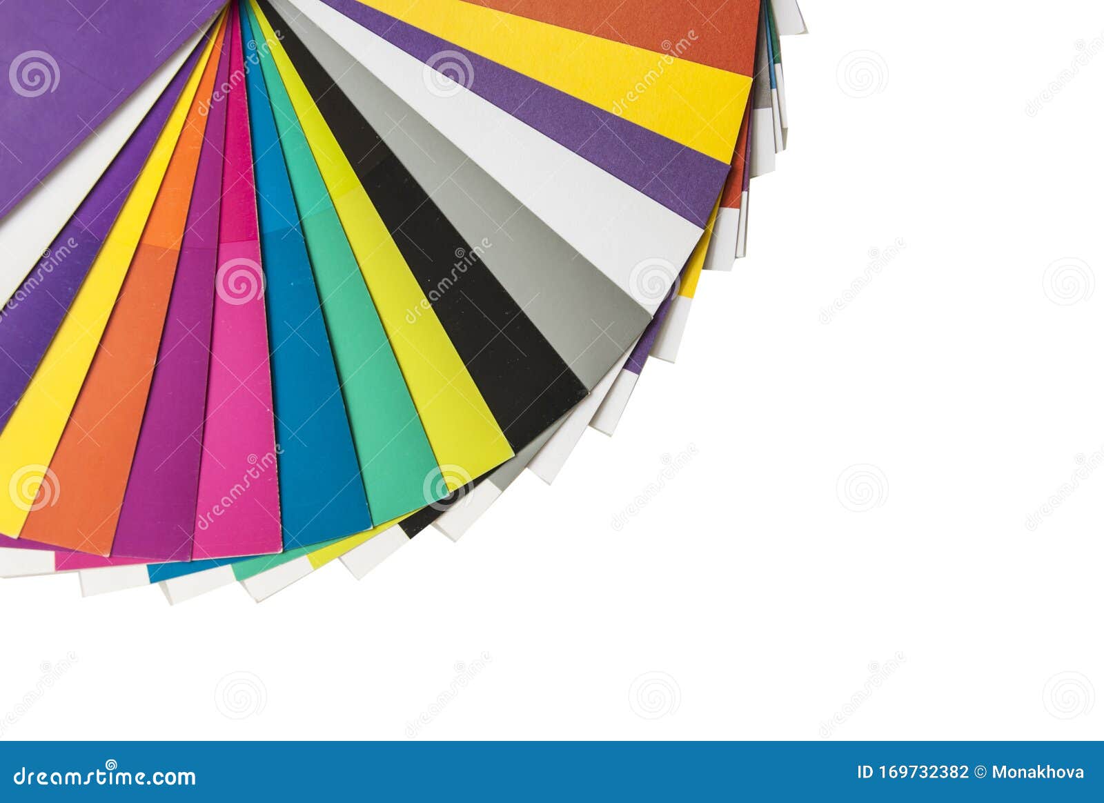 Rainbow color palette stock photo. Image of swatch, print - 169732382