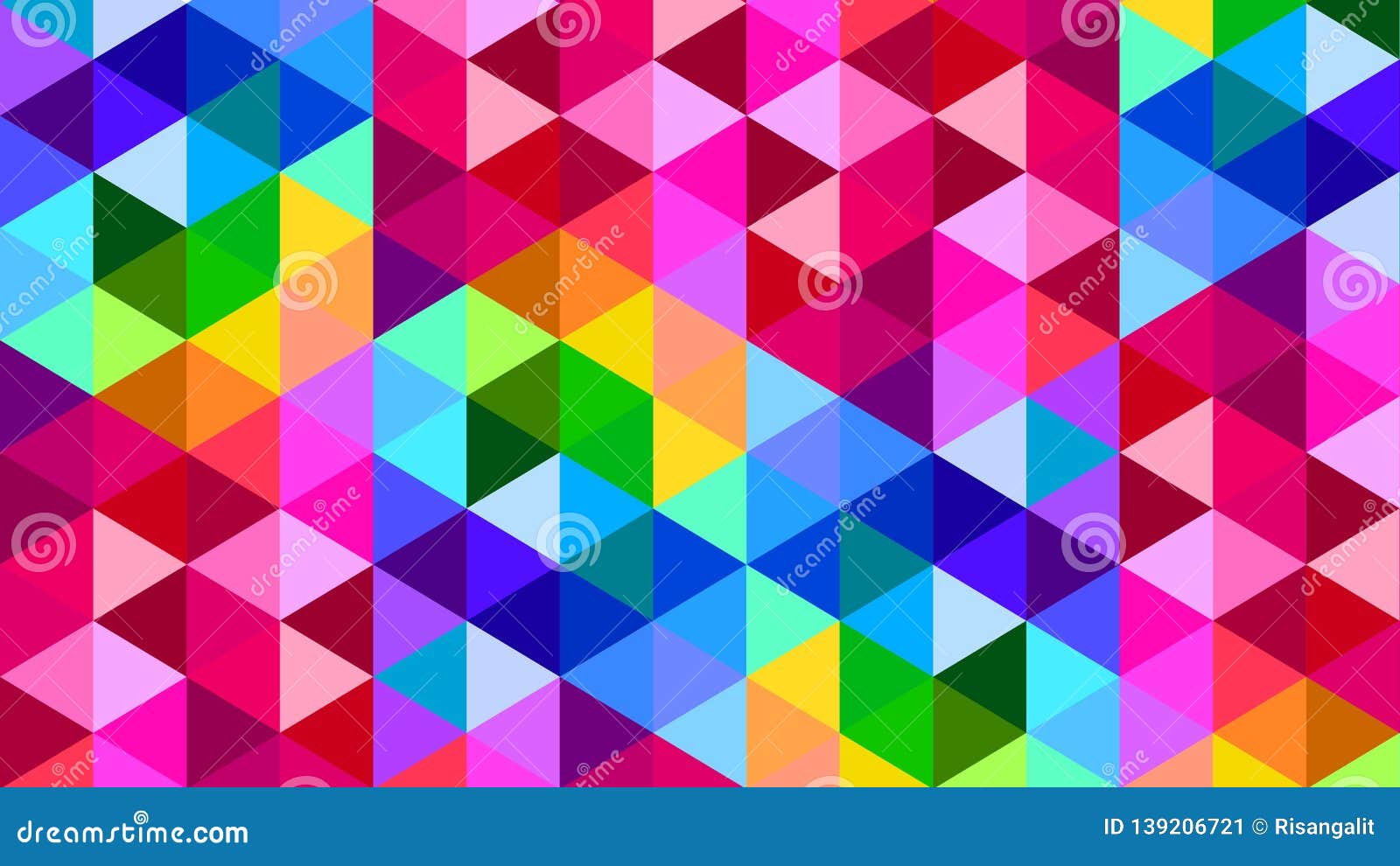 Rainbow Color Polygonal Triangle Background Pattern Design Stock ... Rainbow Color Polygonal Triangle Background Pattern Design Stock ...