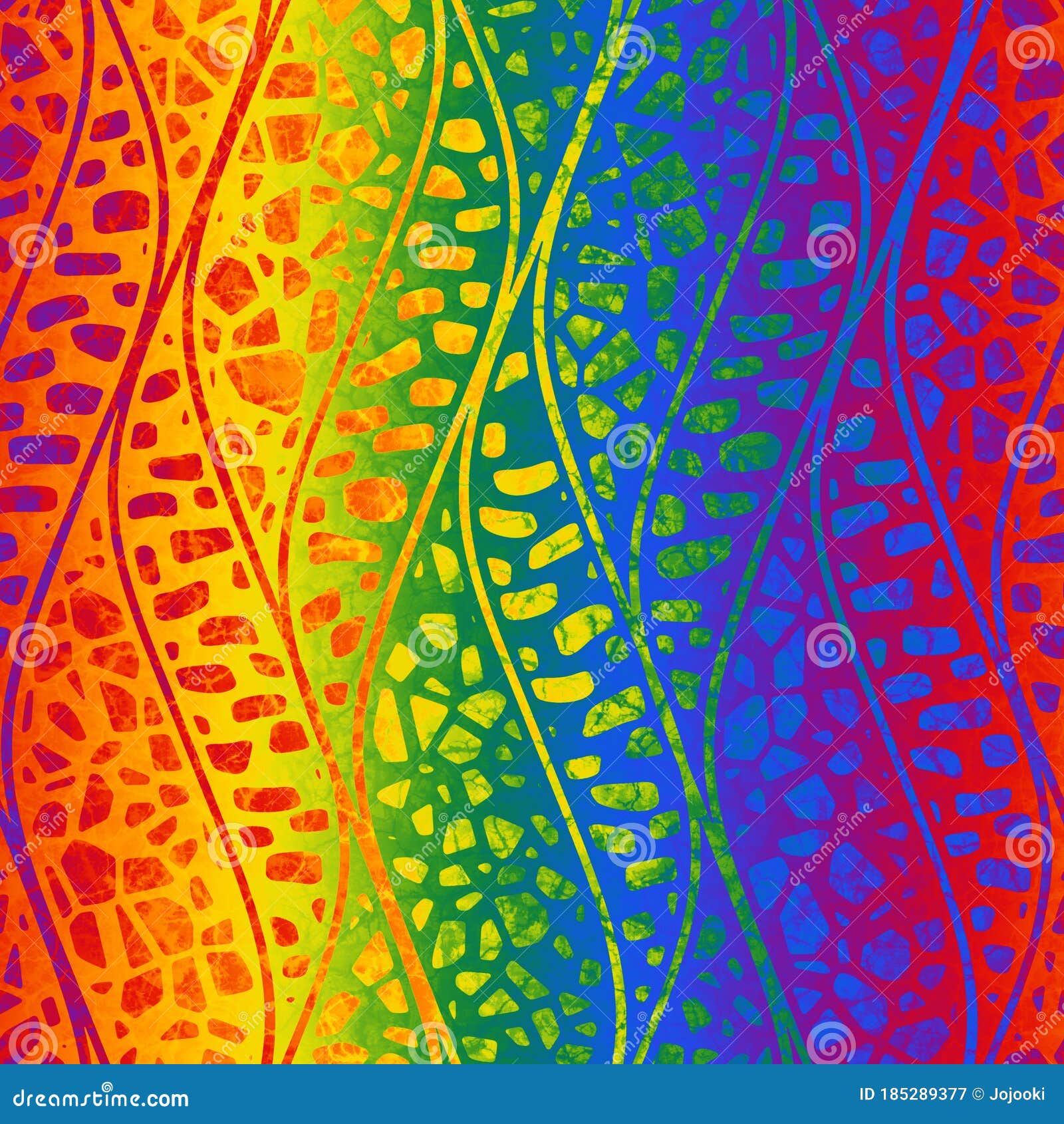 Rainbow Color Seamless Texture with Motif, Grunge Pattern, 3d ...