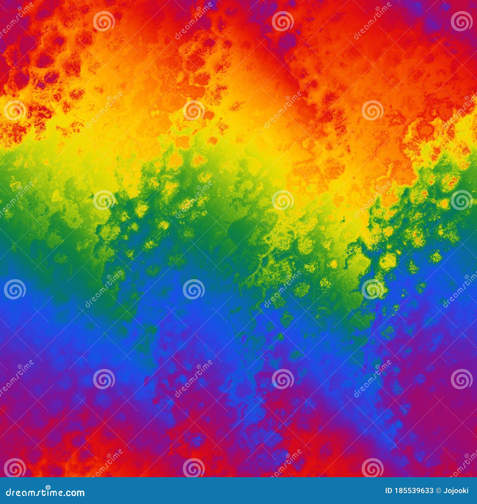 Rainbow Color Seamless Texture with Motif, Grunge Pattern, 3d ...