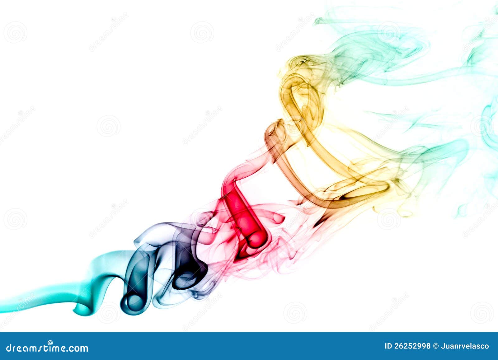 Rainbow color smoke swirl stock photo. Image of color - 26252998