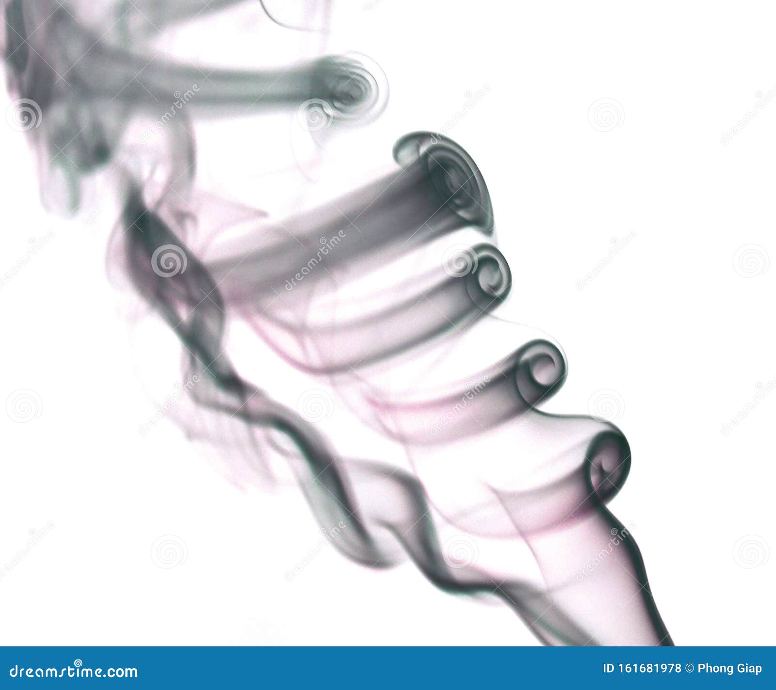 Rainbow Color Smoke Swirl. stock photo. Image of background - 161681978