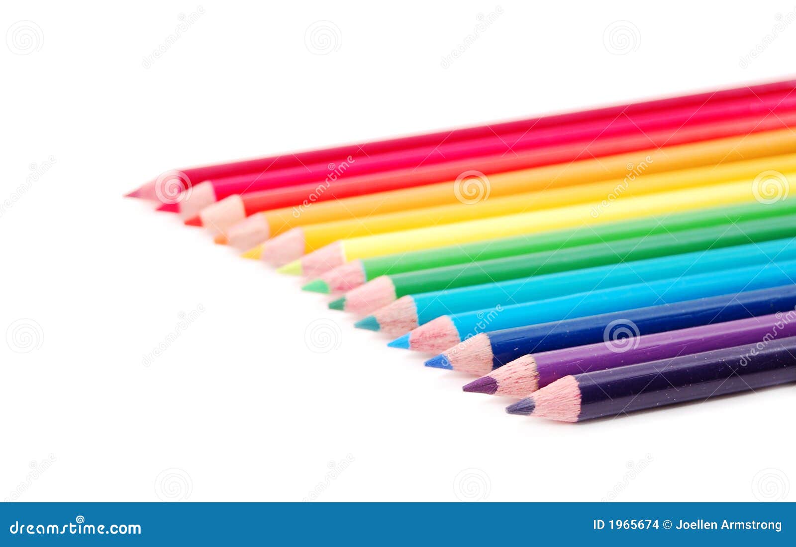 Rainbow Color Spectrum stock photo. Image of create, pencils - 1965674
