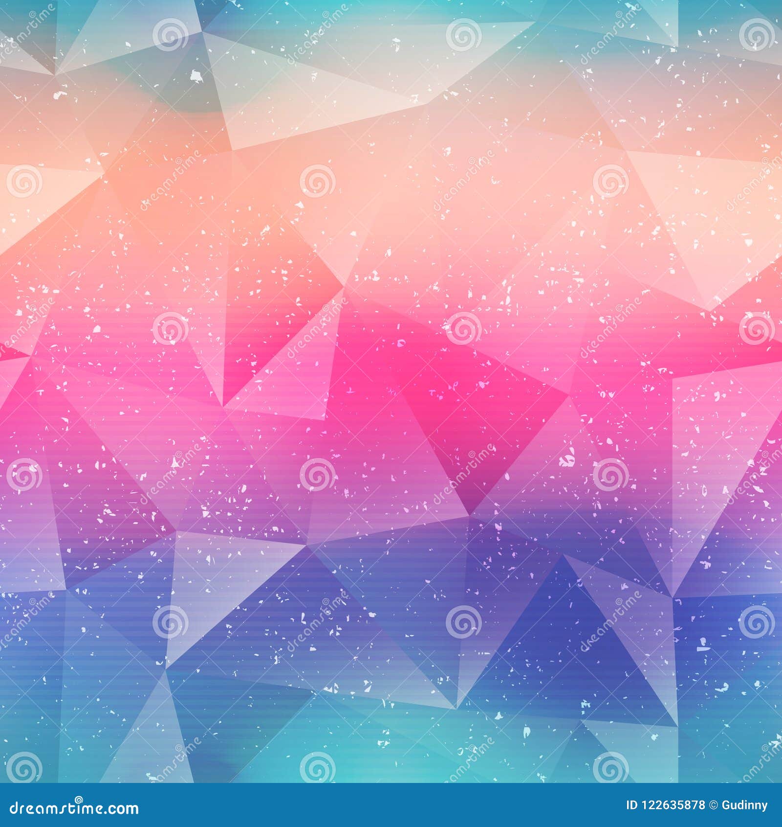 Rainbow Color Triangle Pattern Stock Vector - Illustration of ...