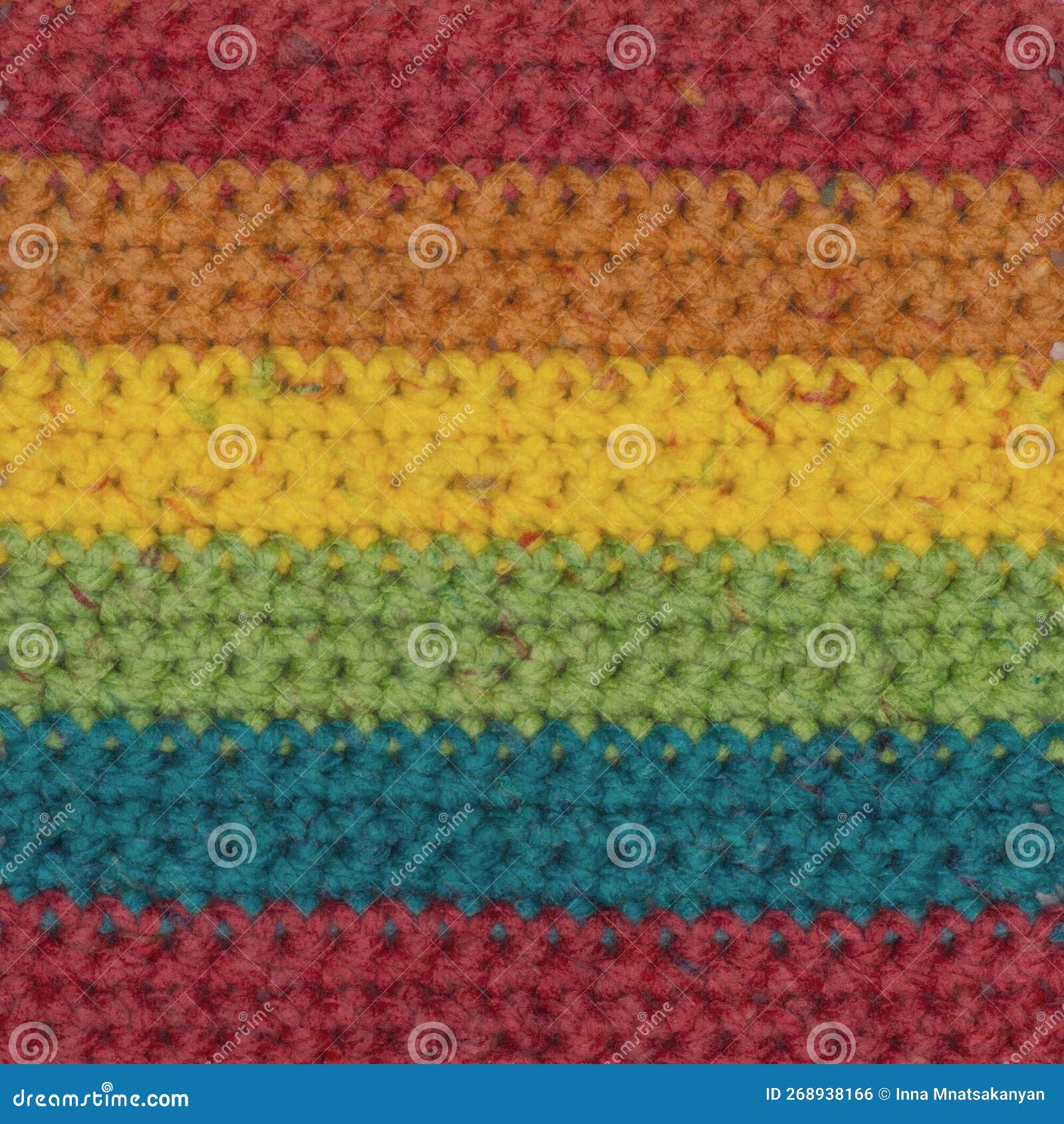Rainbow Colored Acrylic Yarn Texture Stock Photo - Image of curling ...