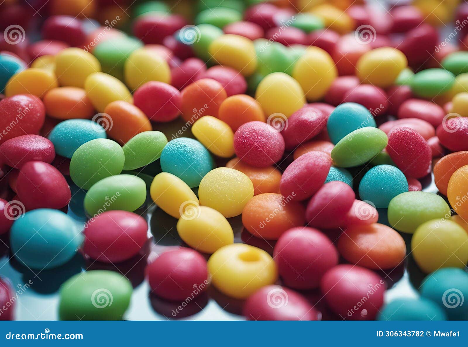 Rainbow-colored Candies, Multicolored Close-up, Texture, Background ...