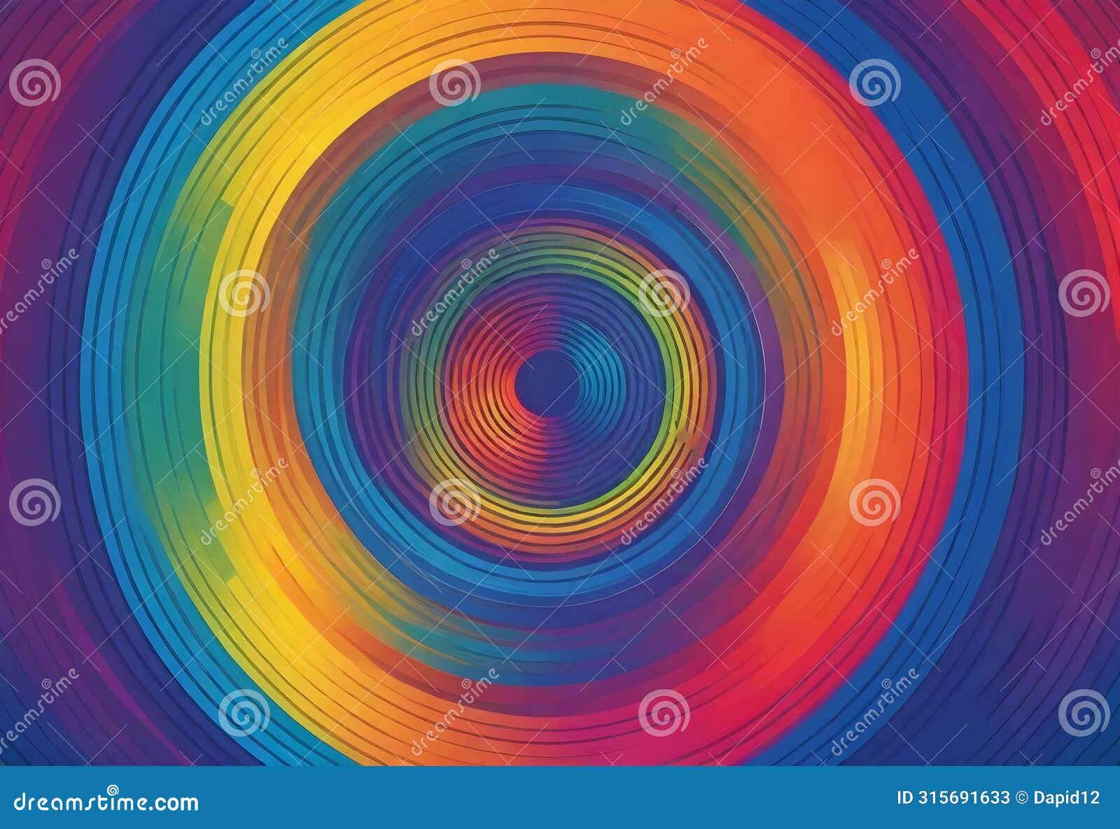 A Rainbow Colored Circle is Shown with a Rainbow Pattern Stock Vector ...