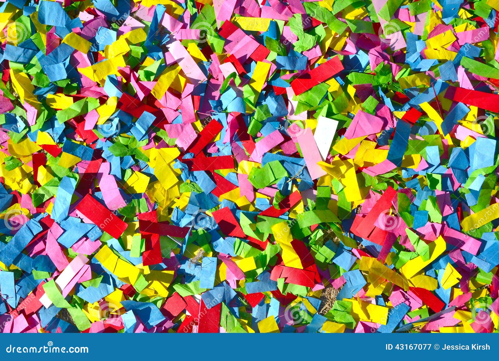 Rainbow Colored Confetti Abstract Background Texture Stock Image ...