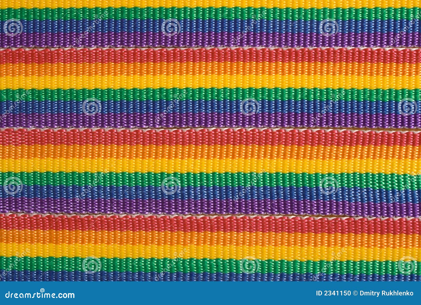 Rainbow Colored Fabric Stripes Stock Photo - Image of yellow, bright ...