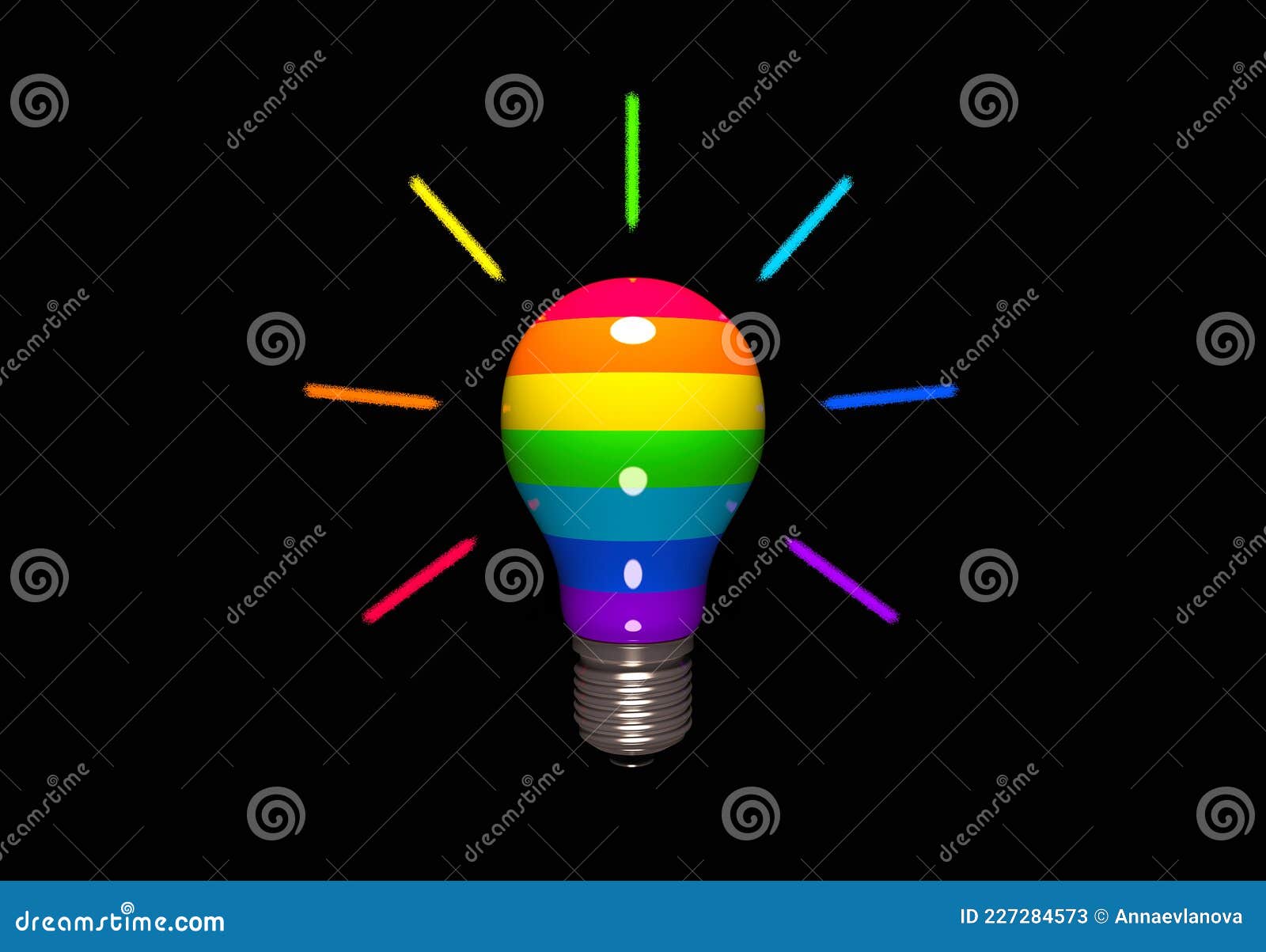 3D Render Of LGBT Rainbow Colored Heart Shape Isolated On White ...
