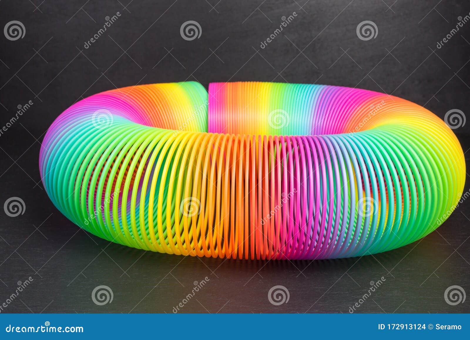 Plastic spring toy editorial stock image. Image of abstract - 172913124
