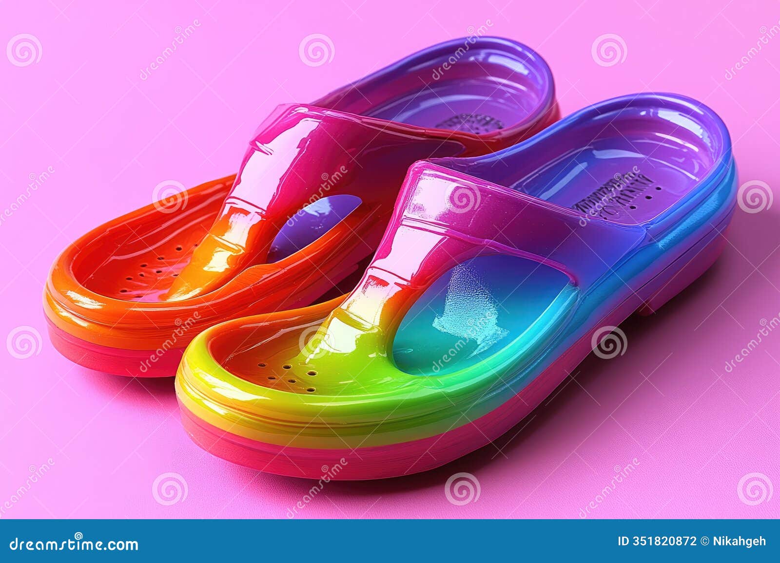 Rainbow Clogs Stock Photo | CartoonDealer.com #351820872