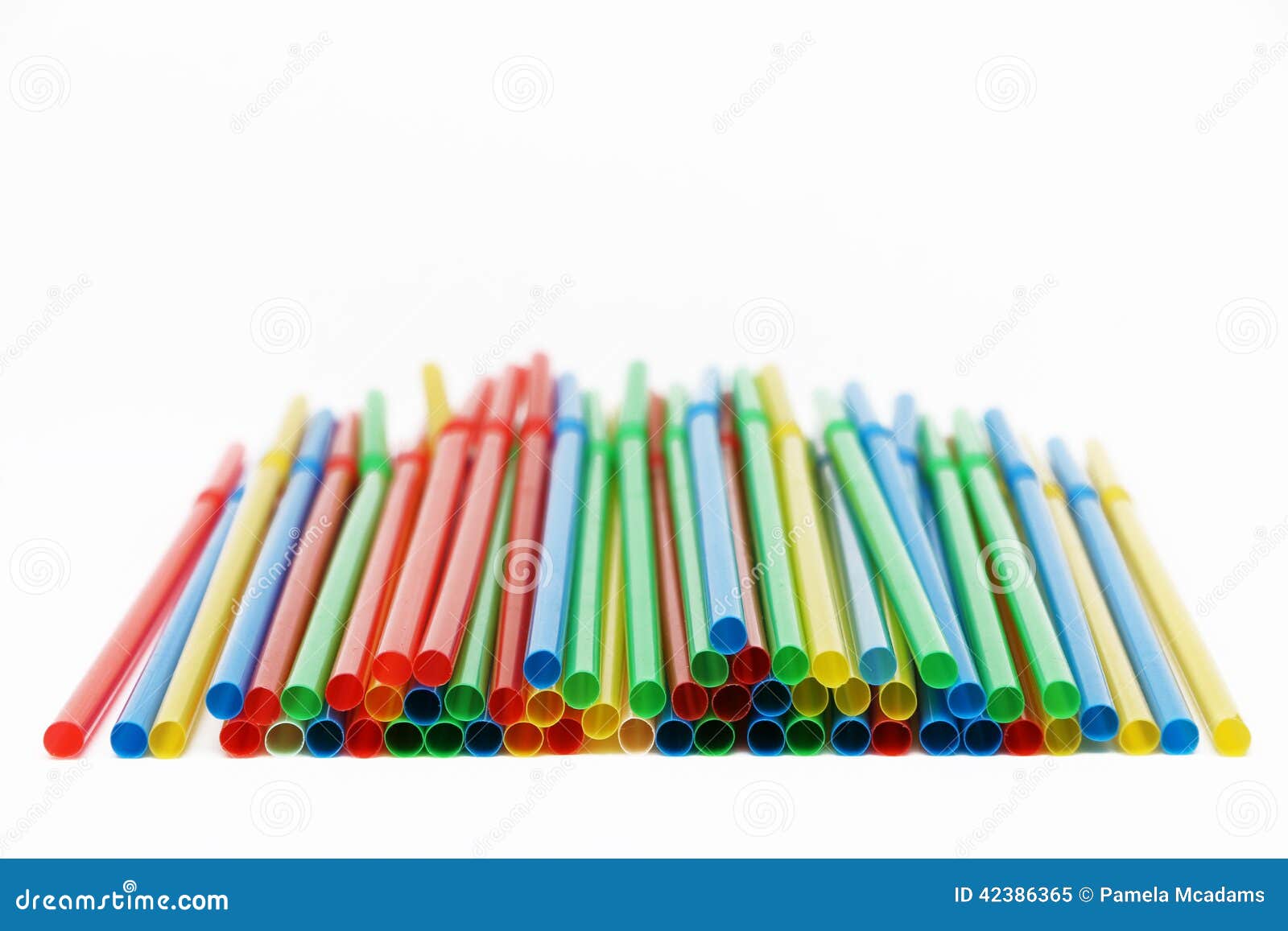 Rainbow Colored Straws 3 stock image. Image of white - 42386365