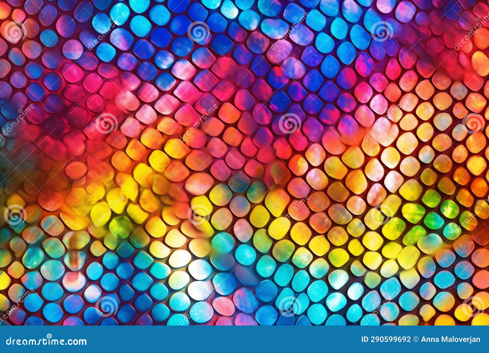 A Rainbow Colored Surface with Shiny Scale Stock Photo - Image of ...