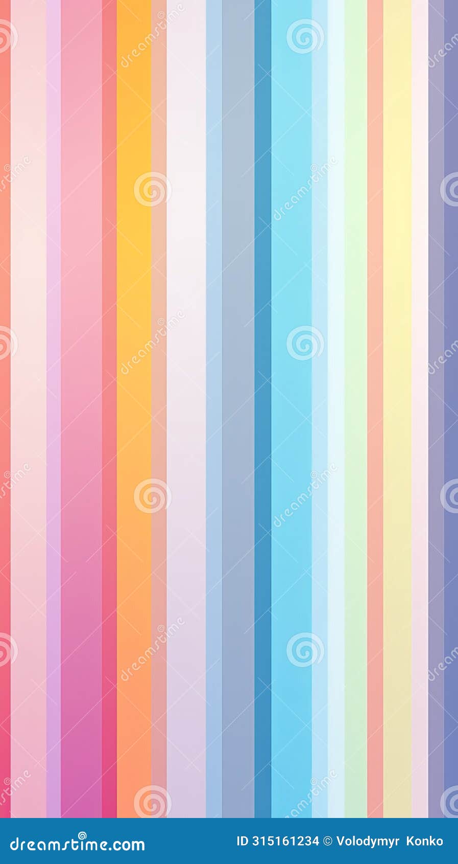 Rainbow Colored Wallpaper with Vertical Stripes Stock Photo - Image of ...