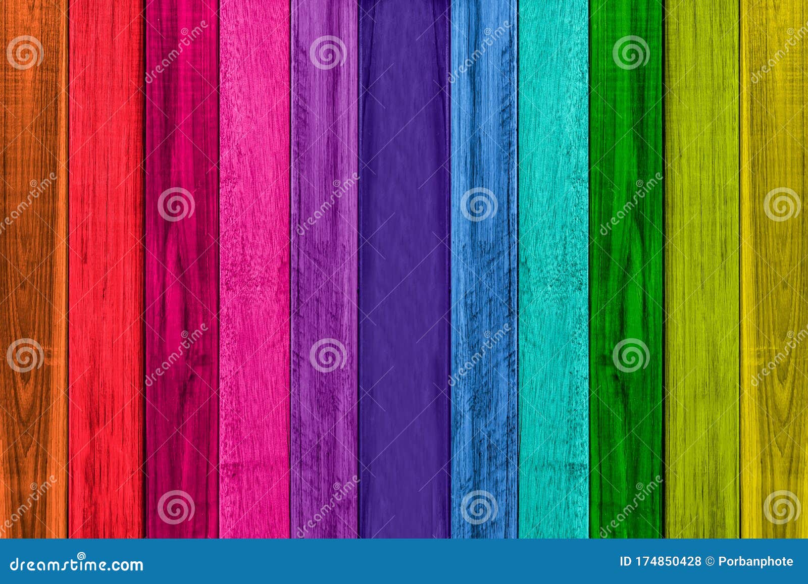 Rainbow Wood Texture Background Stock Photo - Image of colored ...