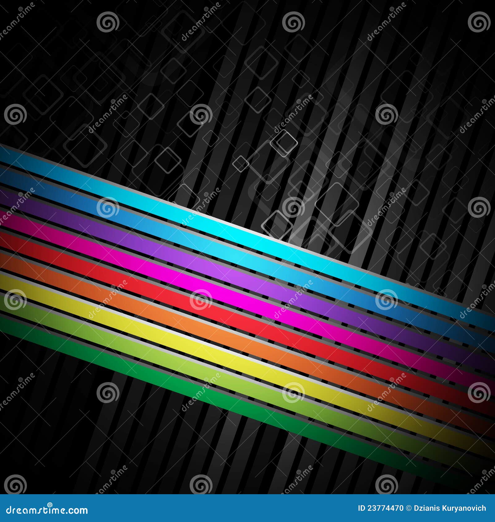 Rainbow Colorful Advertisement Stock Vector - Illustration of pattern ...