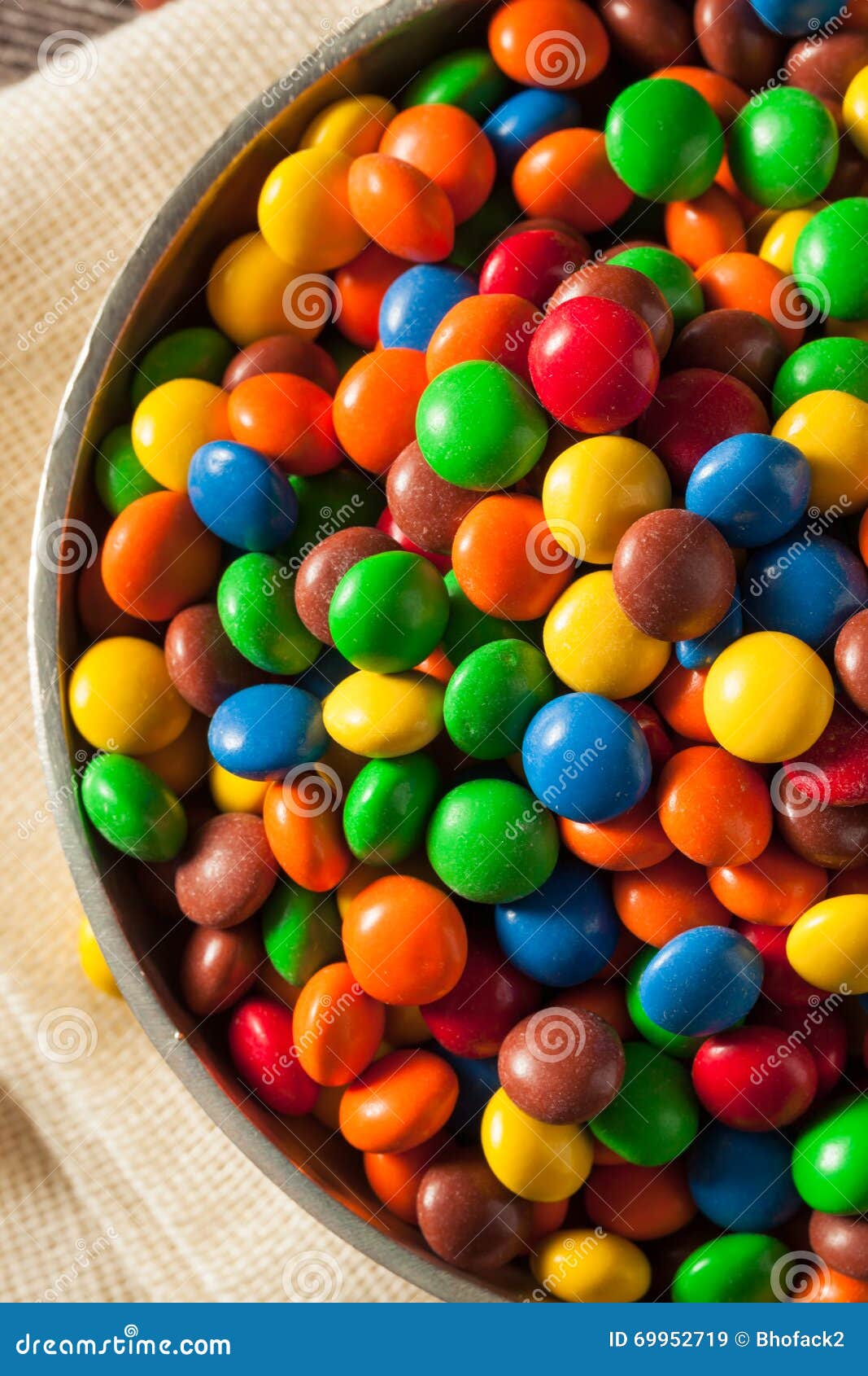 Rainbow Colorful Candy Coated Chocolate Stock Image - Image of nougat ...