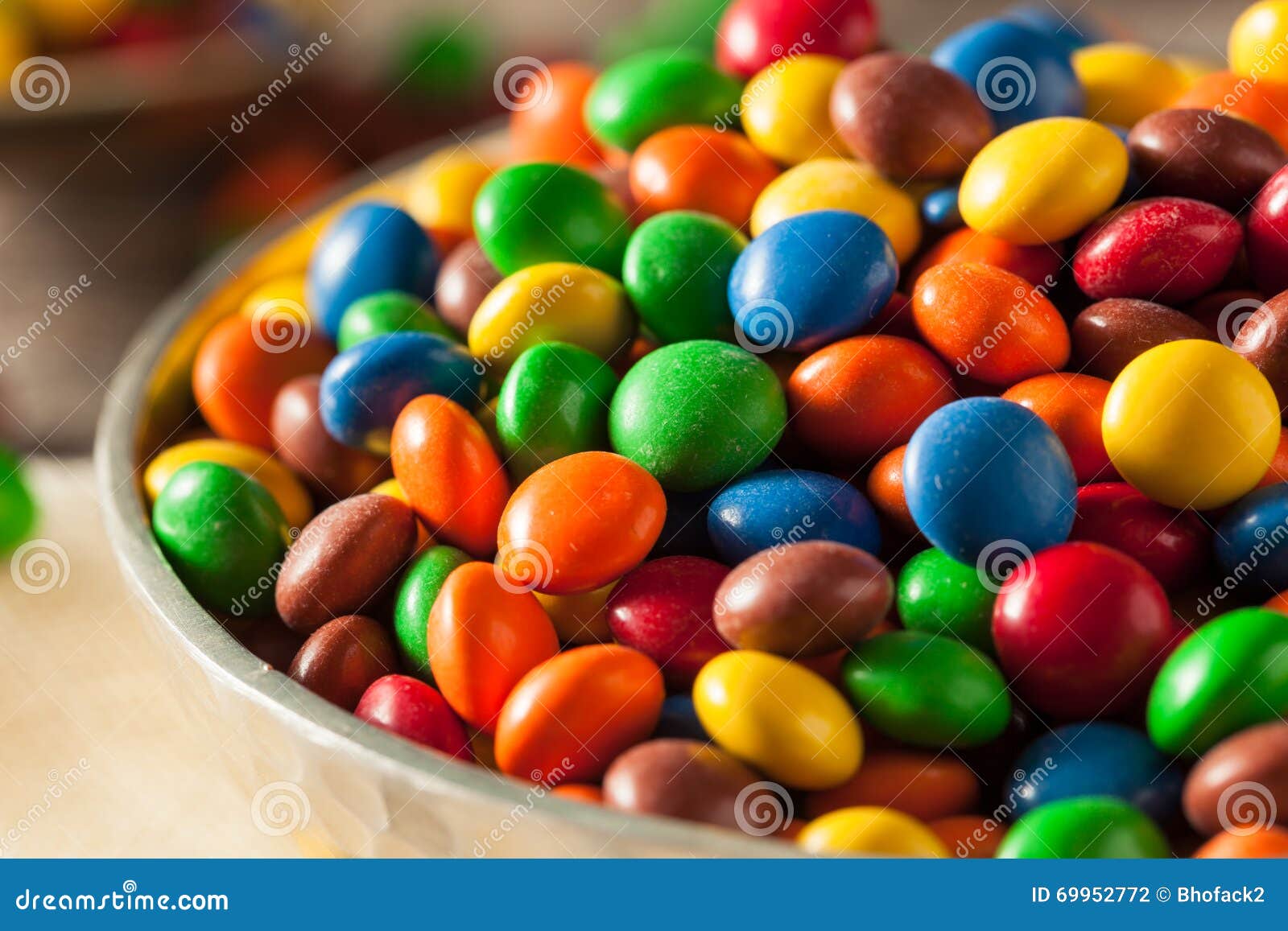 Rainbow Colorful Candy Coated Chocolate Stock Photo - Image of colored ...