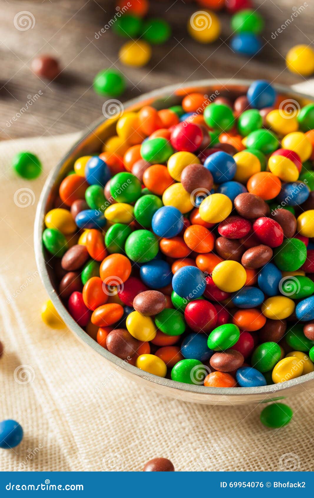 Rainbow Colorful Candy Coated Chocolate Stock Photo - Image of colored ...