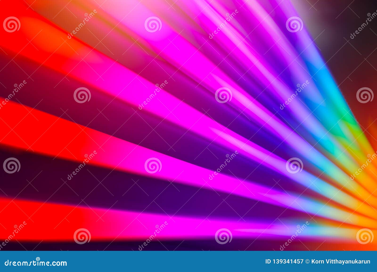 Rainbow Colorful Multi Colors Light Effect Stock Image - Image of ...