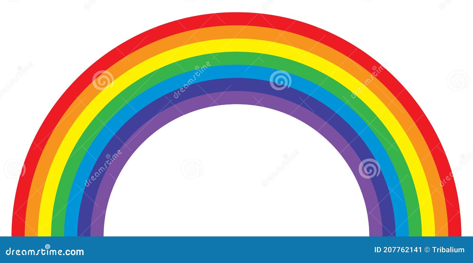 Rainbow Colorful Symbol Icon Vector Illustration Stock Vector ...