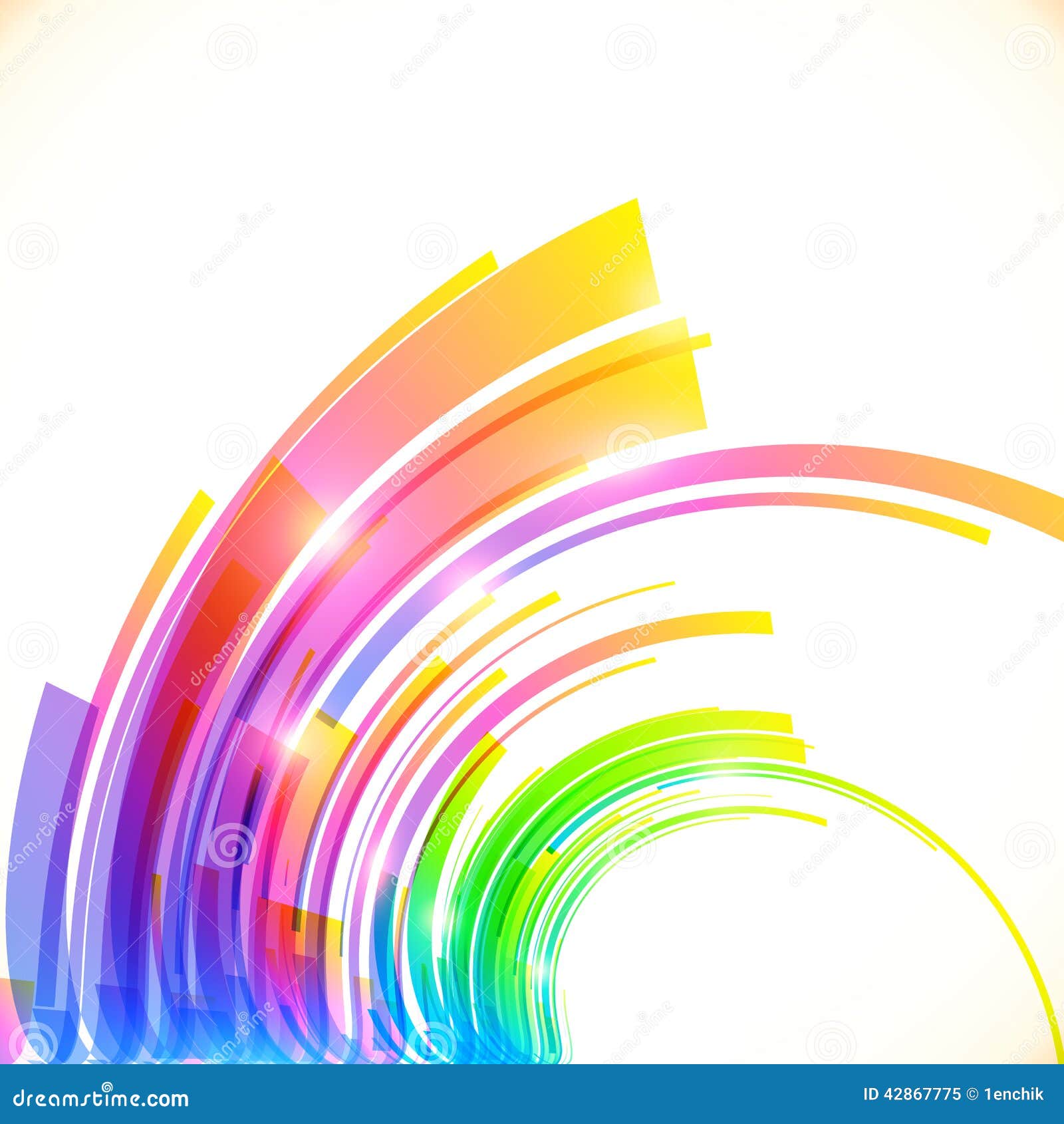 Rainbow Colors Abstract Vector Shining Background Stock Vector ...